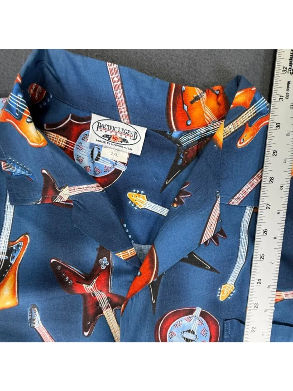 Pacific Legend | Shirts | Pacific Legend Shirt Blue Mens Xxl Guitar ...